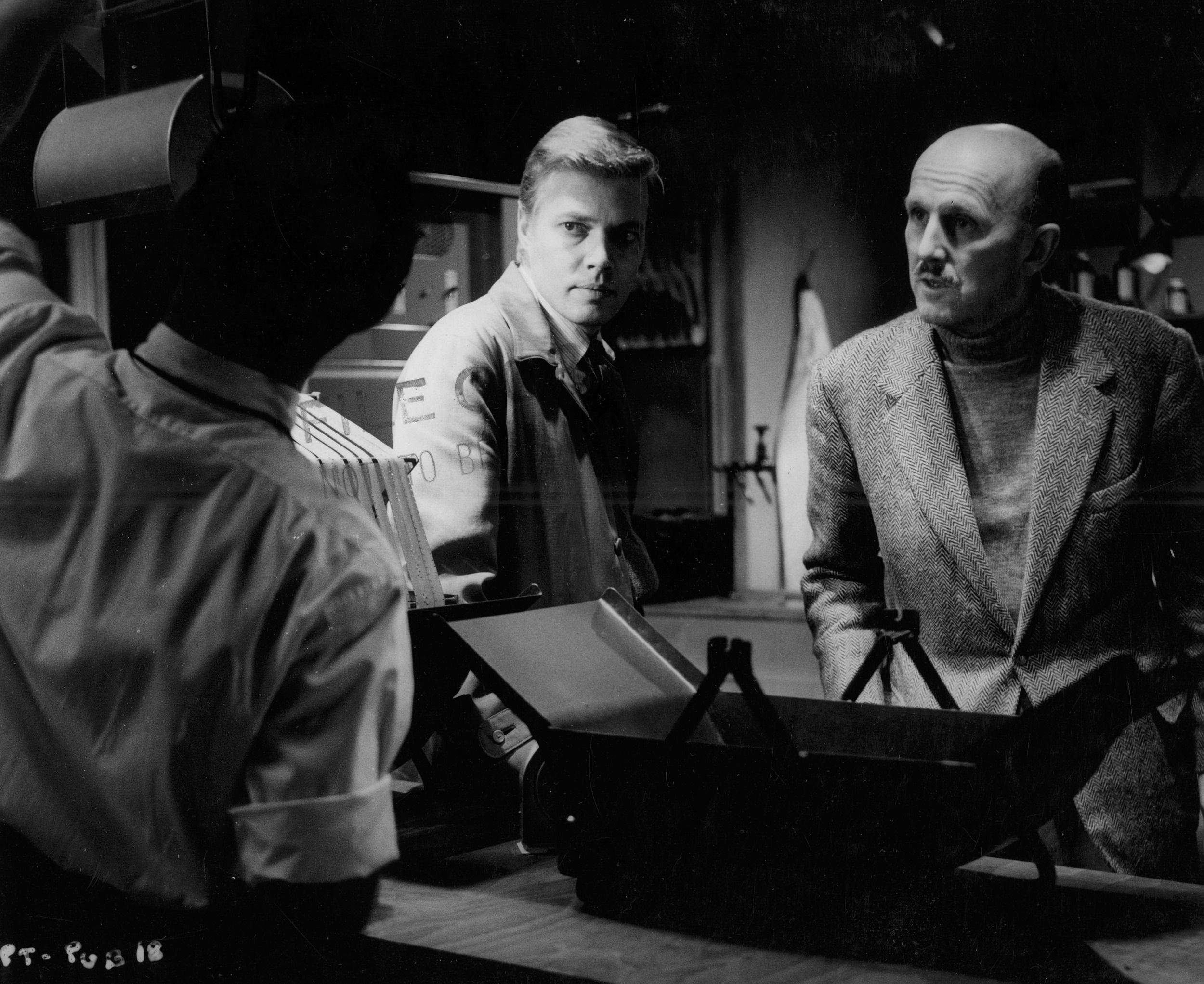 Eye For Film: Karlheinz Böhm and Michael Powell in a darkroom on the ...